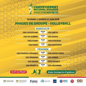 Sport à la base | championnat national scolaire 2025 : programme de ce ...
